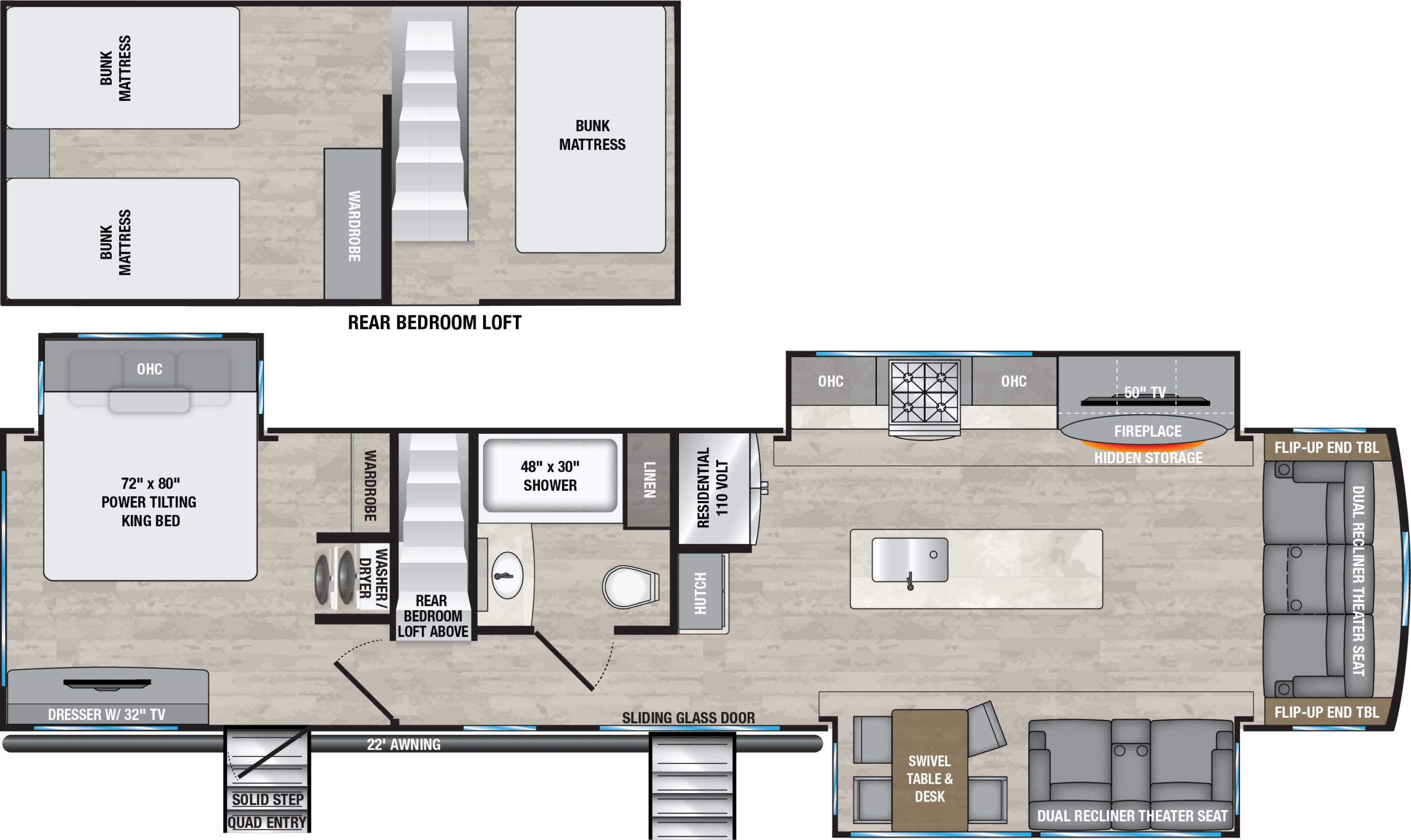 2025 BENCHMARK 42LFT DESTINATION TRAILER RVs for Sale in Ohio With ...