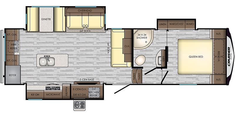 2020 CRUISER AIRE 28RD FIFTH WHEEL RVs for Sale in Ohio With Nationwide ...